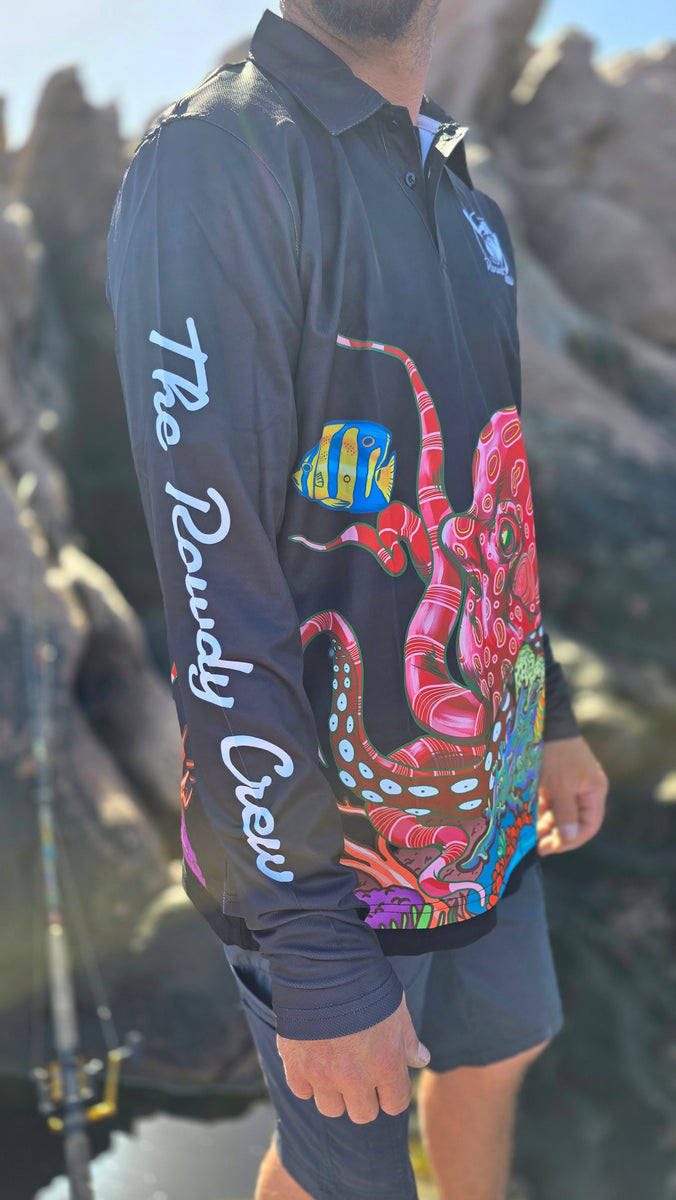 Seascape Fishing Shirt - Mens – The Rowdy Crew